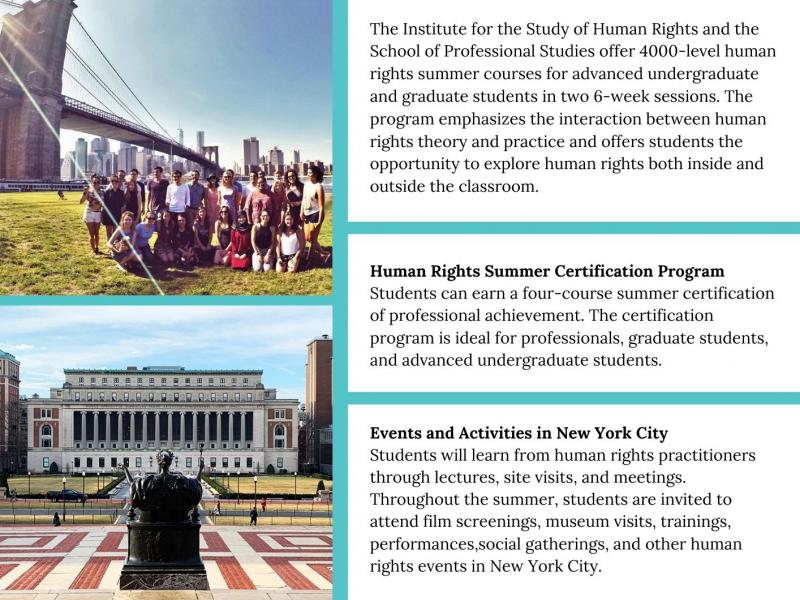 Undergraduate Studies | Institute for the Study of Human Rights